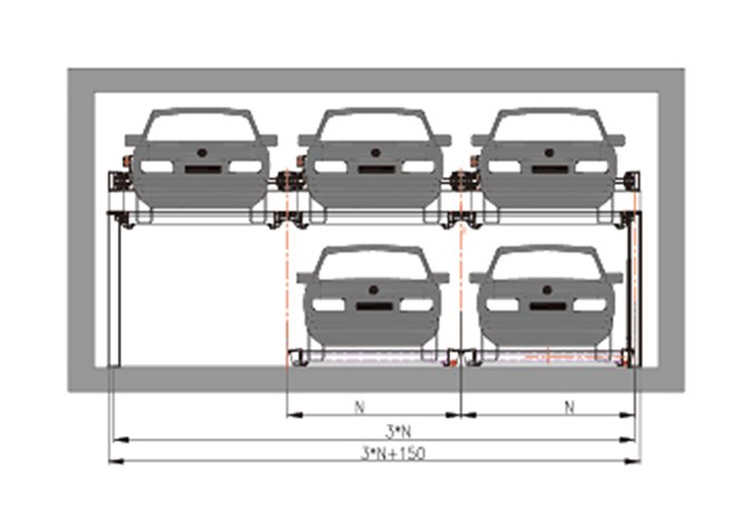 2 Level Puzzle parking - puzzle parking,parking lift,tower parking ...